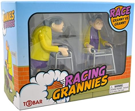 Tobar Racing Grannies Wind Up and Pull Back Toys Novelty Joke Gifts ...