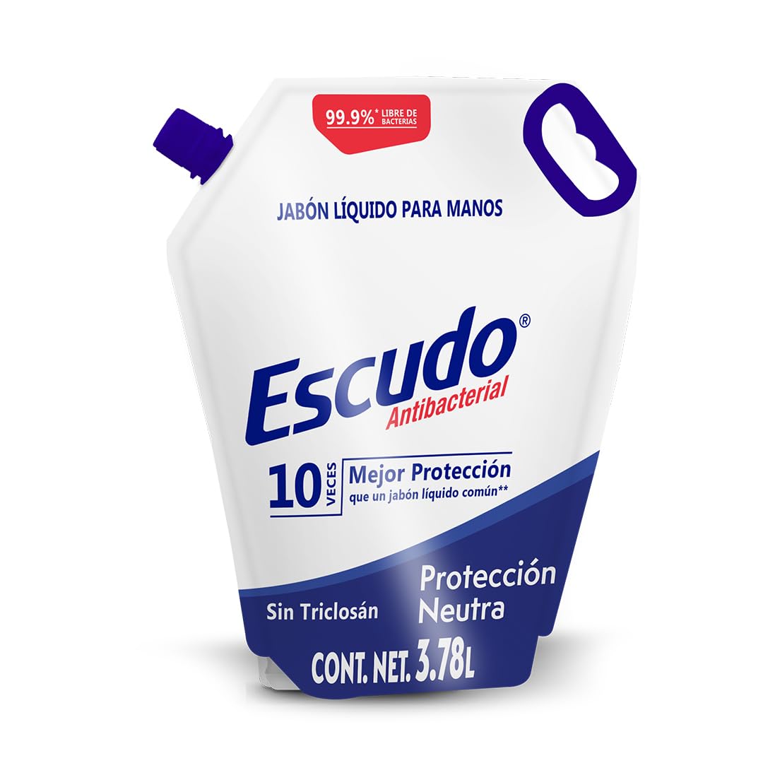 Jabón Líquido Escudo Antibacterial para Manos Protección Neutra Refill ...