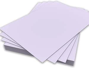 A4 Lilac Colour Paper 80gsm Sheets Double Sided Printer Paper Copier ...