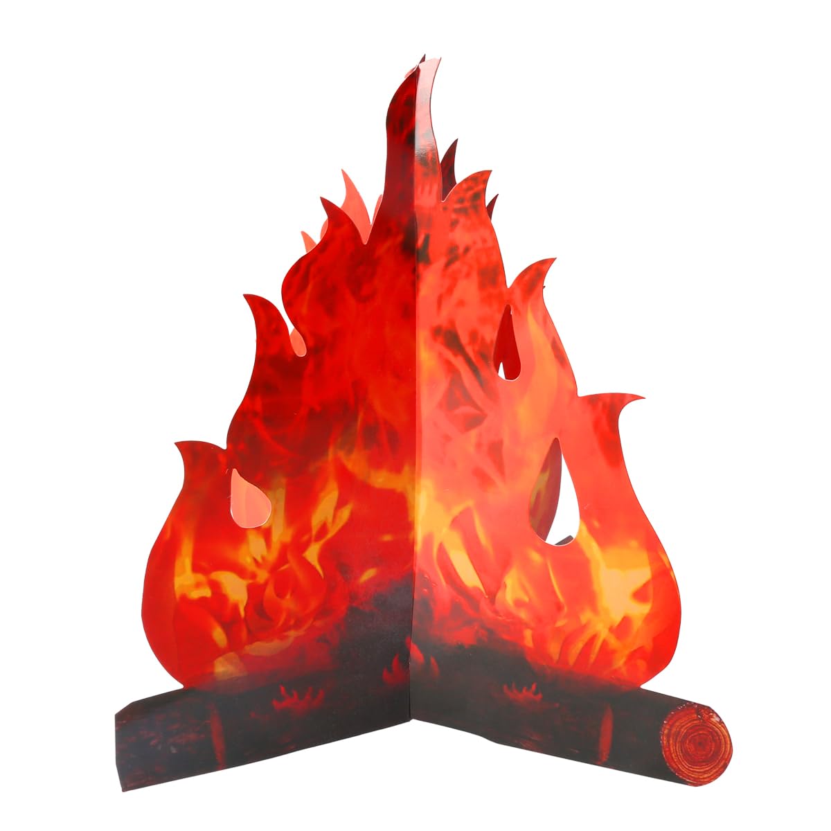 Thyonta Fake Flame Paper – 3D Cardboard Campfire CenterpieceFaux ...