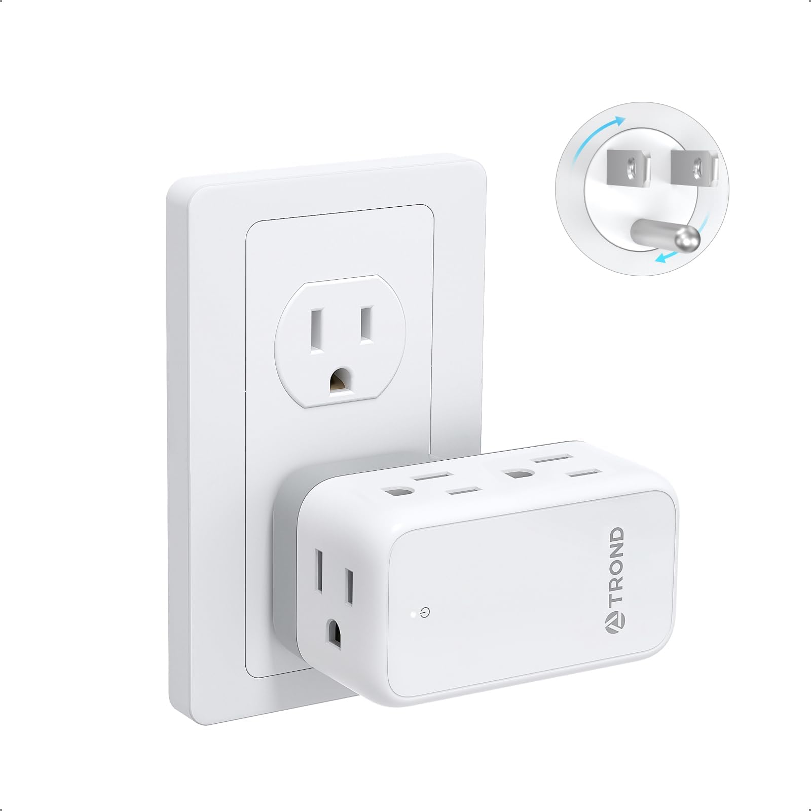 Amazon.com: Multi Plug Outlet Extender 2pack, Multiple Outlet Splitter ...