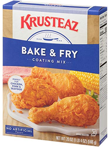 Krusteaz Bake & Fry Coating Mix - No Artificial Flavors - 20 OZ (Pack ...