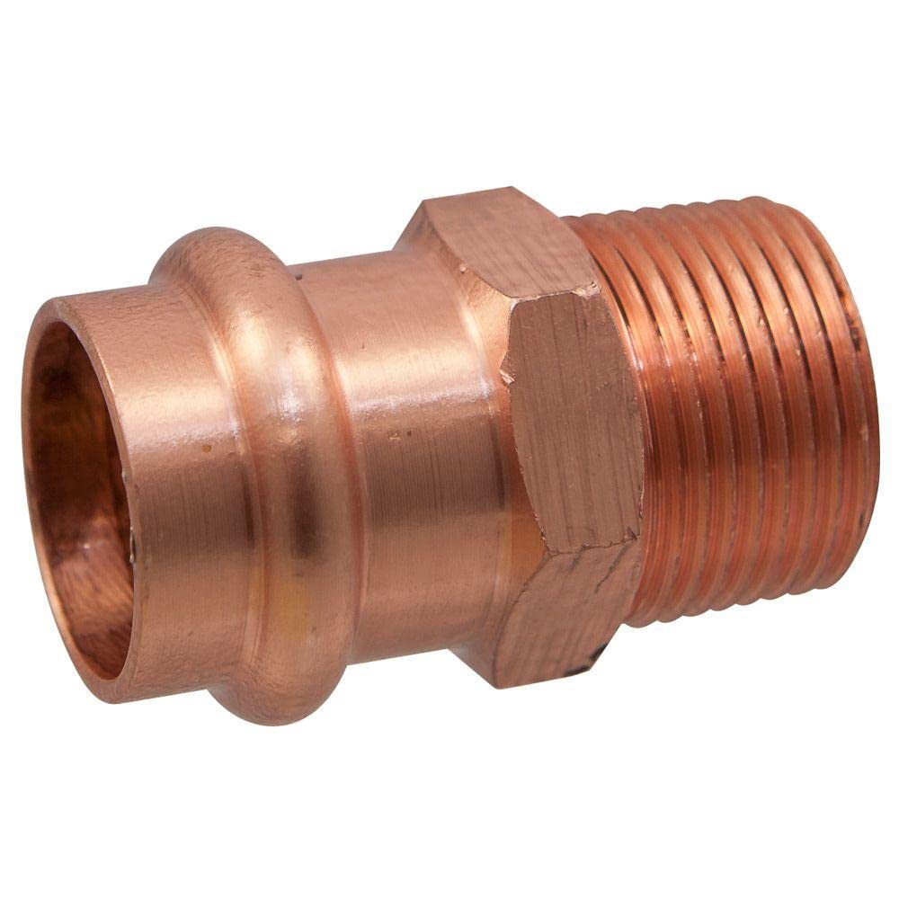 Amazon.com: 3/4" Pro Press x Male Adapters (ProPress Copper Press ...