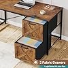 Amazon.com: SEDETA L Shaped Desk with Drawers, 62.2" Home Office Desk ...