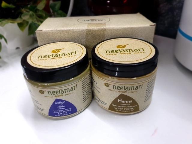 Buy Neelamari Pure indigo, Henna leaves powder natural for black hair ...