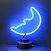 Amazon.com: Neonetics Bar and Game Room Blue Moon Neon Sign Sculpture ...