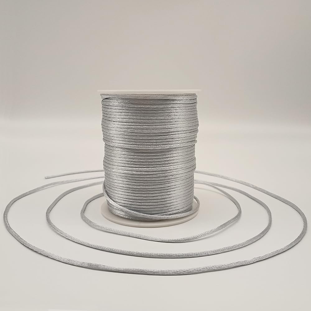 Amazon.com: 2 mm 330 Feet Satin Nylon Cord String for Jewelry Making ...