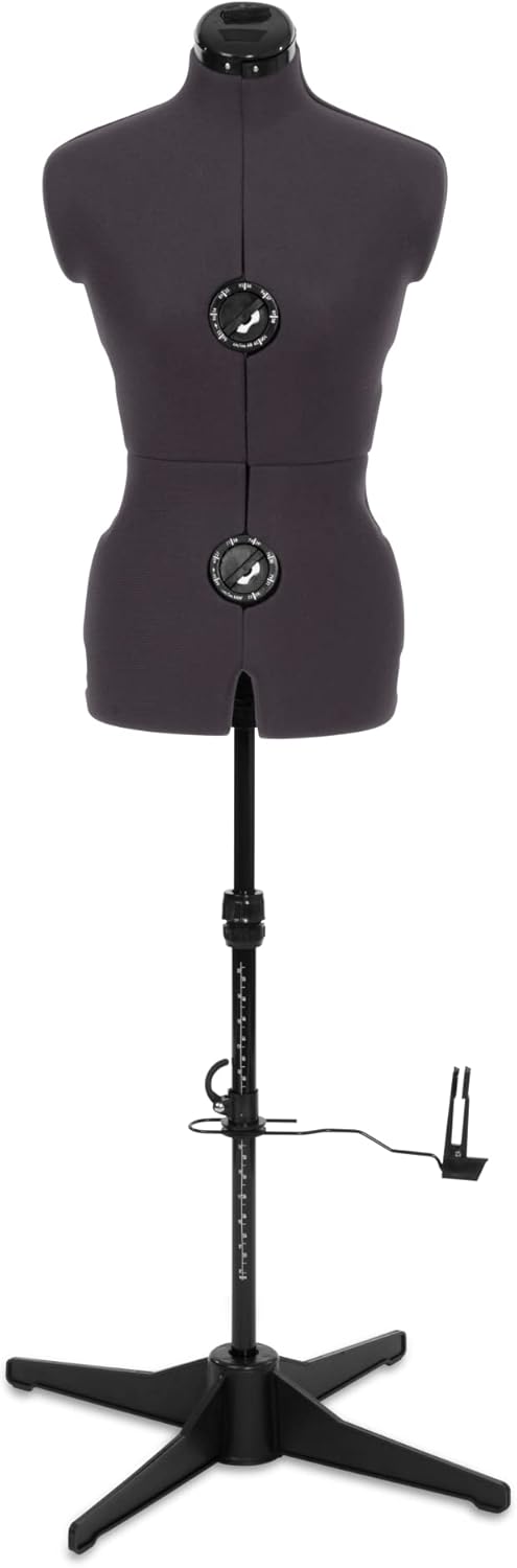 Female Adjustable Dressmakers Tailors Dummy Mannequin (Grey, Size 8-14 ...