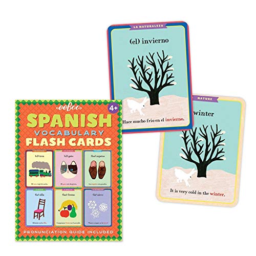 Snapklik.com : Spanish Vocabulary Flash Cards, Learn Spanish ...