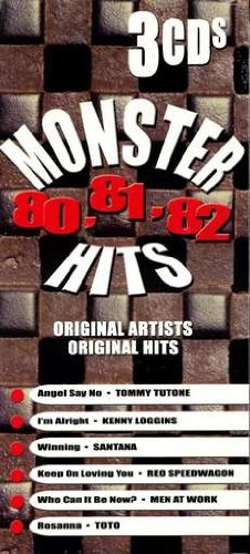 Amazon.com: Monster Hits 80 81 82: 0096009219826: Various Artists: Books