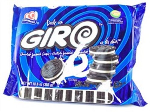 Amazon.com: Gamesa Giro Chocolate Sandwich Cookies Roll, 6.3 Ounce ...