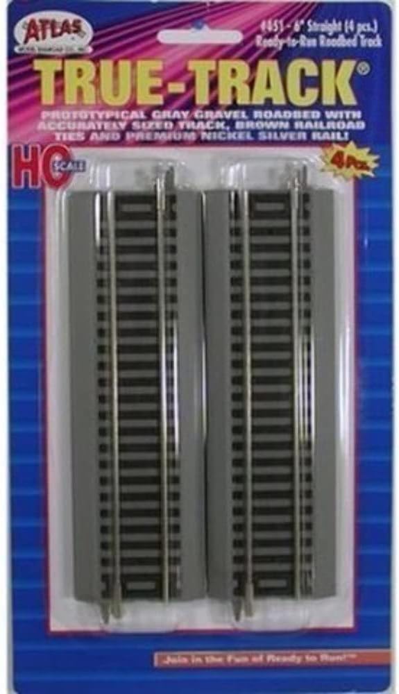 true-track (R) Código 83raíl y sistema de escalaSección recta6″ 6inch ...