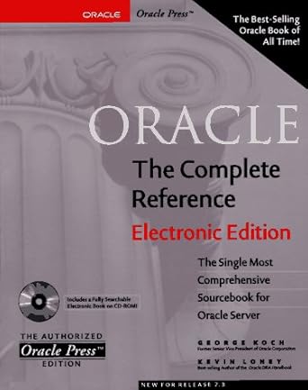 Oracle: The Complete Reference, Electronic Edition: 9780078822858 ...