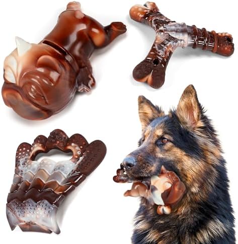 Pet Supplies : Ace's Creations Red Rocket Indestructible Chew Toy for ...