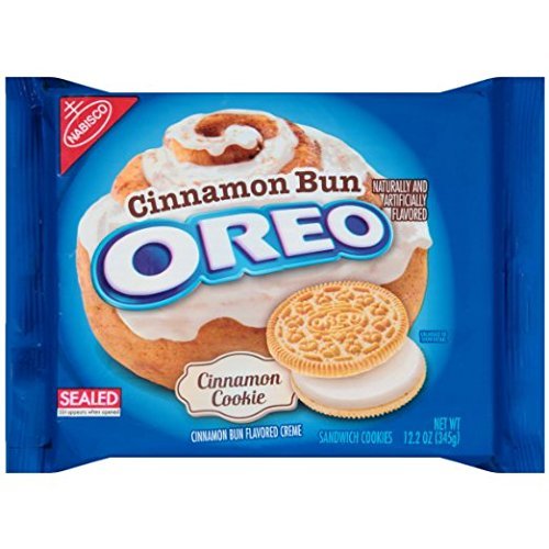 Amazon.com: Oreo Cinnamon Bun Flavored Sandwich Cookies, 12.2 Ounce (2 ...