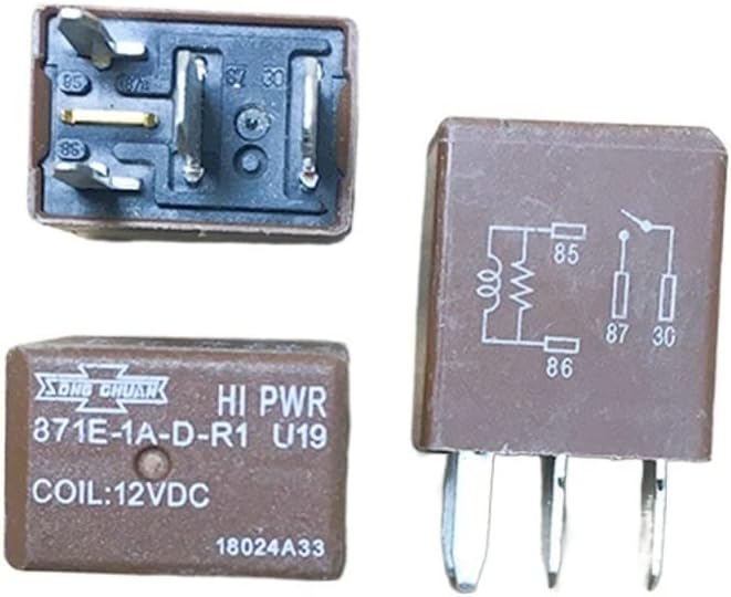 Amazon.com: HIFASI 1 pcs Automotive Relay 871E-1A-D-R1 U19 12VDC 4 feet ...