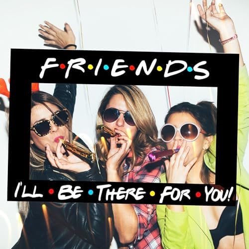 Amazon.com: 40PCS Friends TV Show Photo Booth Props, Friends Theme ...