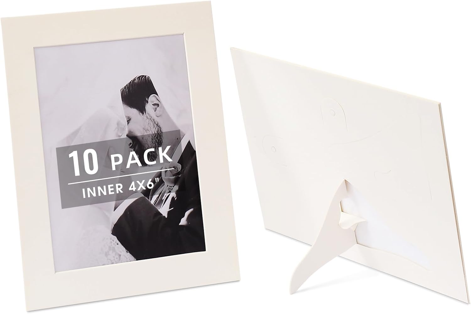 Amazon.com - HOTUO 10 Pack Ivory Paper Picture Frames for 4x6, Acid ...