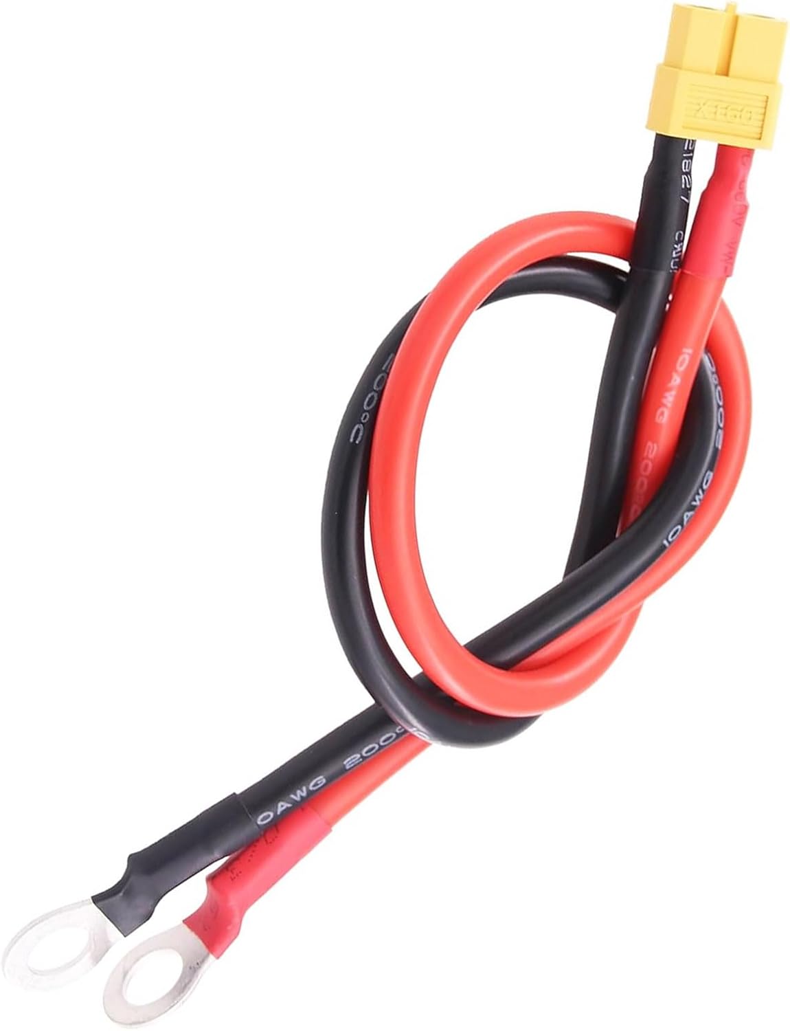 Amazon.com: Wmzjnljy 1pc XT60 to O Ring Terminal Cable with 12inch ...
