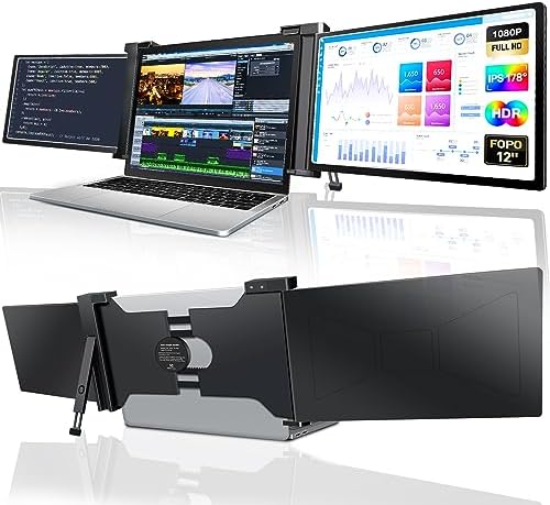 Amazon.com: The Portable Monitor - Dual 14" Full HD IPS HDR USB Laptop ...