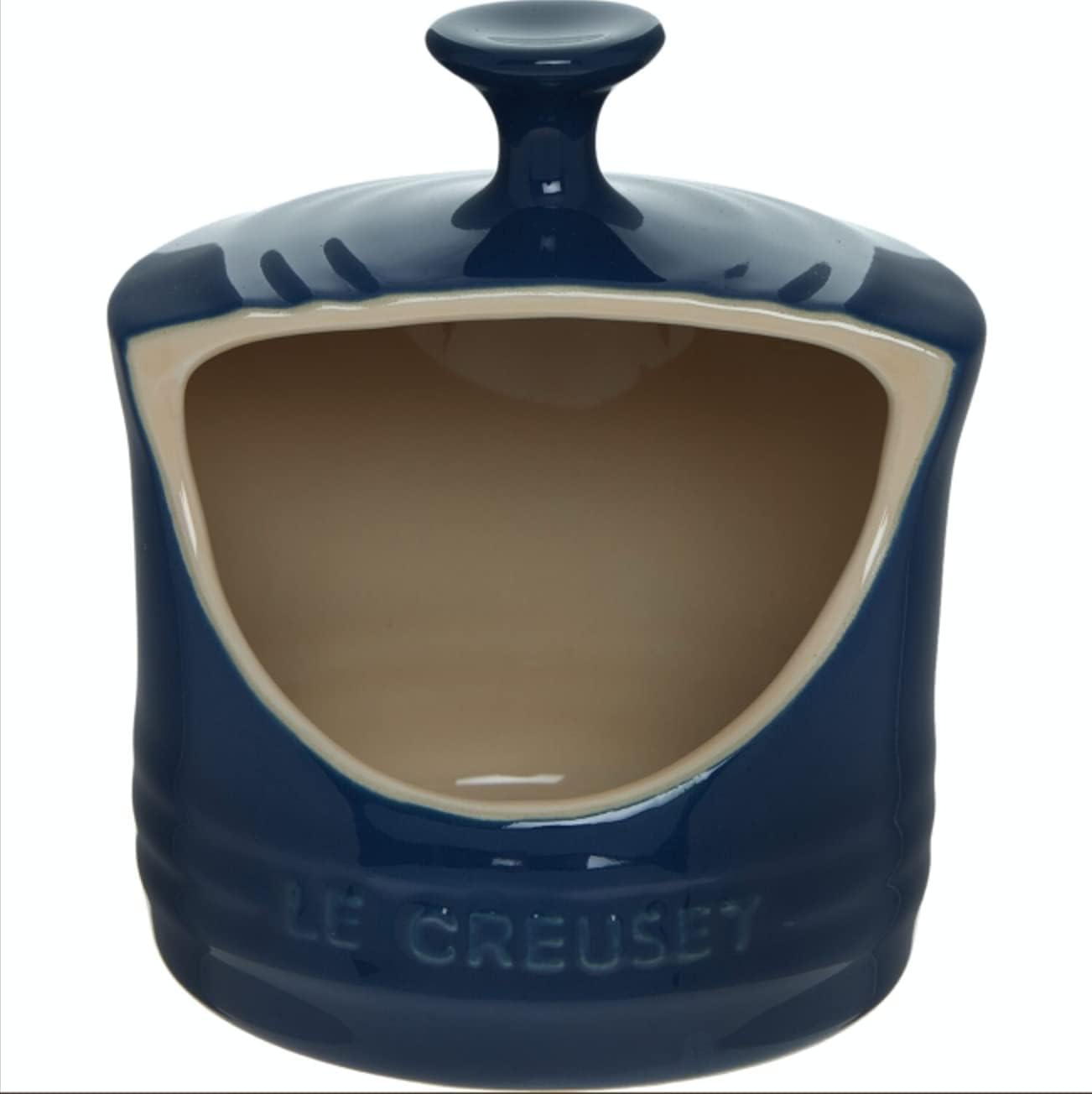 Le Creuset Stoneware Salt Pig, cobalt blue, 0.3 Litre : Amazon.co.uk ...