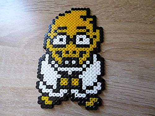 Alphys - Undertale - Pixel art - Perler beads - ironing pearl : Amazon ...