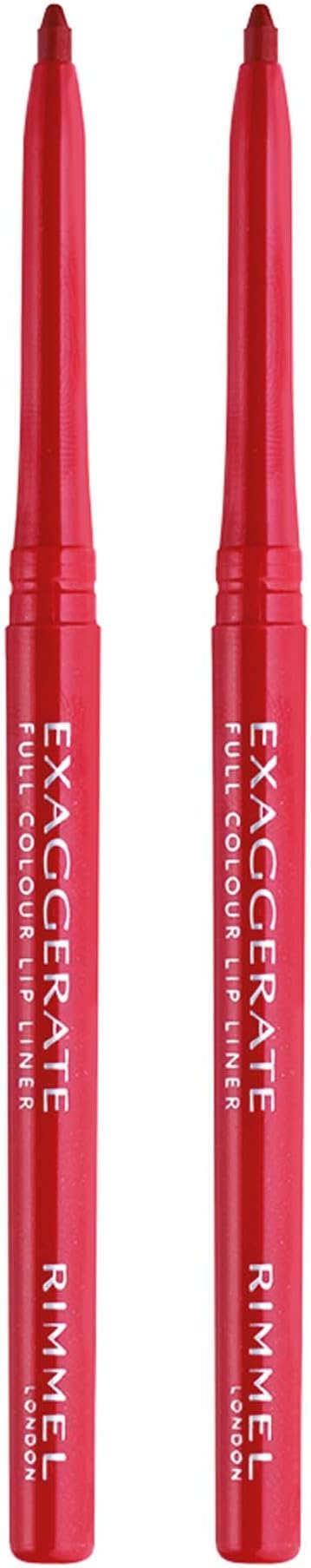 Amazon.com : Rimmel Exaggerate lip liner, Red Diva, 2 Count : Beauty ...