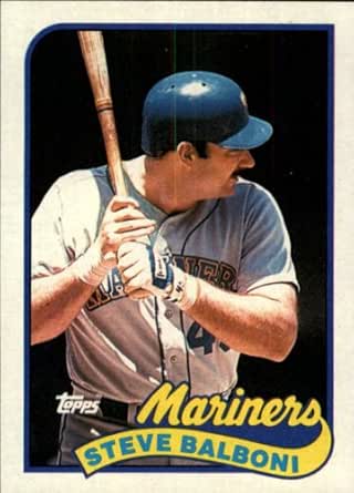 Amazon.com: 1989 Topps Baseball Card #336 Steve Balboni : Collectibles ...