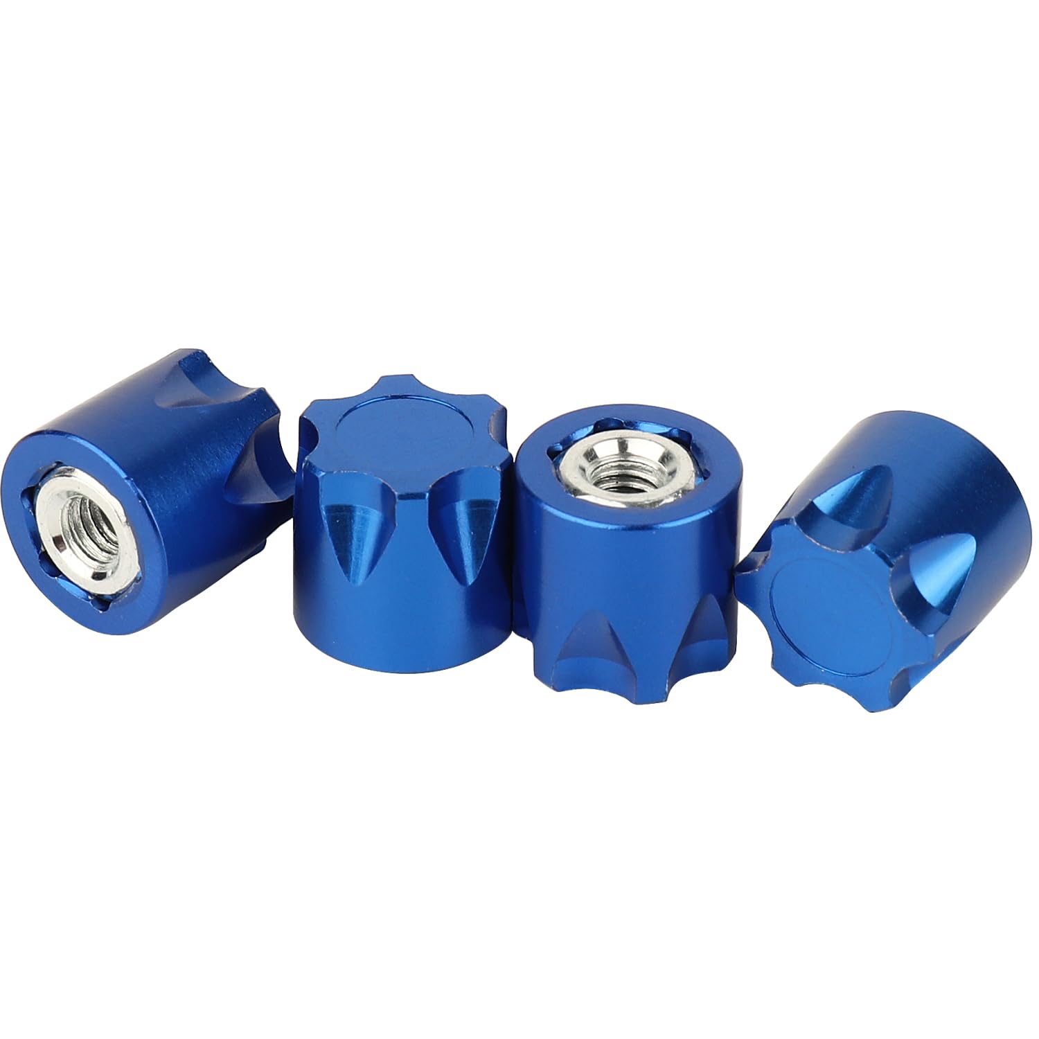 Amazon.com: RZXYLRC Aluminium RC M4 Wheel Nut,RC Car Dustproof Wheel ...