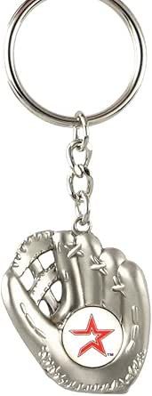 Amazon.com: Hillman Houston Astros Metal Silver Decorative Key Chain ...