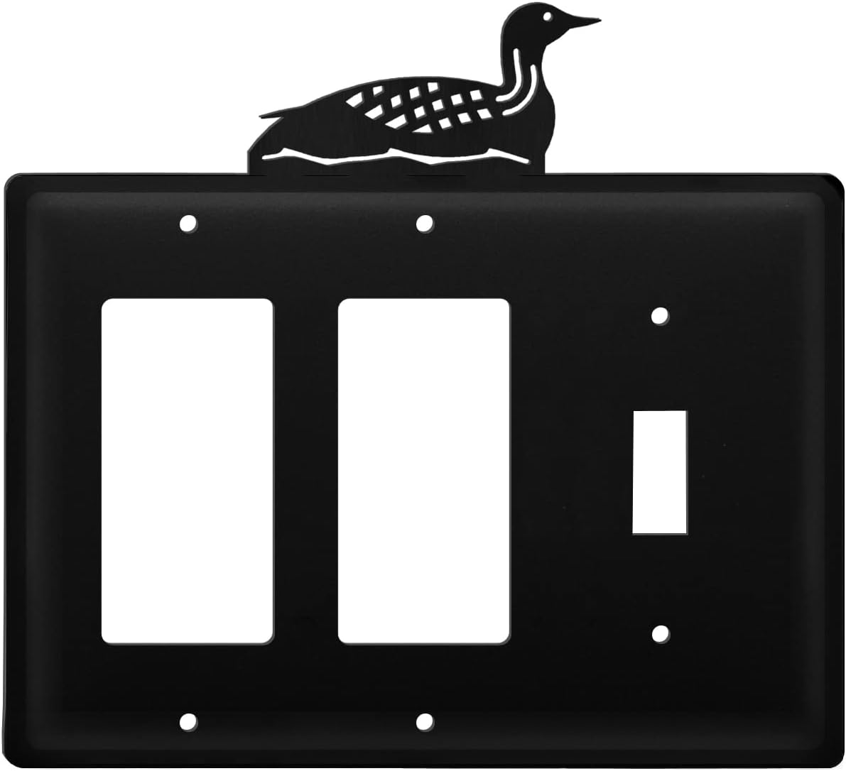 Amazon.com: Village Wrought Iron Loon Double GFCI Switch Cover : Tools ...
