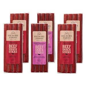 Amazon.com: Hickory Farms Sausage Snack Sticks Variety 6-Pack | High ...