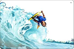 Amazon.com : bodyboard Poster Metal Sign Decor - 8 x 12inch Bar Pub ...