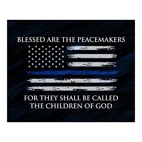 Amazon.com: "Blessed Are the Peacemakers" Wall Art Print - 8x10" Thin ...