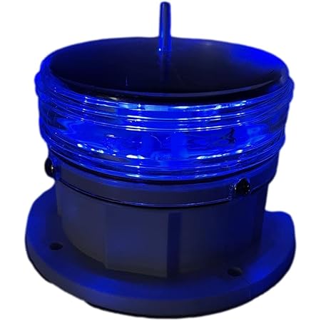Amazon.com: Solar Dock Warning Light 360 Degree - Super Bright ...