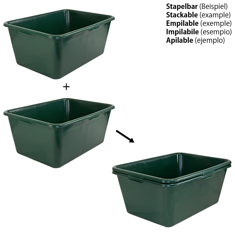 Plastic Tubs Large Rectangle Rubbermaid TakeAlongs, 1 Gallon, 2 Packs,