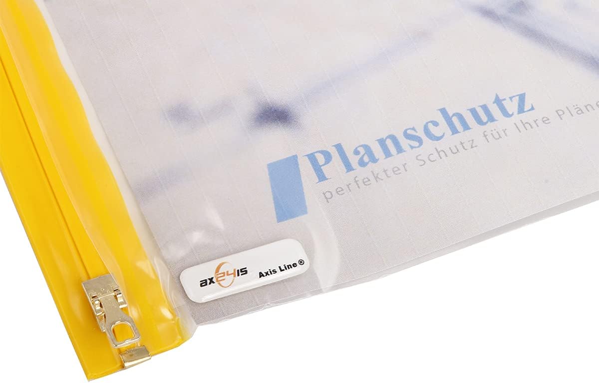 Axis Line Lot de 5 pochettes de protection de plan dans différentes ...