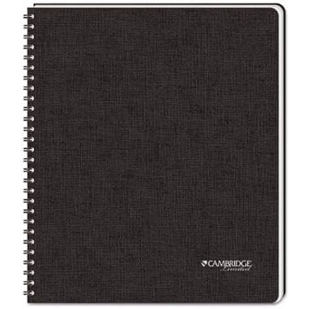 Amazon.com : Cambridge Limited - Black Hardbound Subject Notebook, Lgl ...