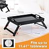 Amazon.com - Greenual Breakfast Bed Tray for Eating with Adjustable ...