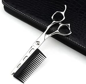 Amazon.com: Hair Cutting Shears 6 Inch Professional 440c Steel 2 In 1 ...