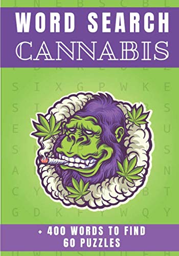 Cannabis word search: Challenging Puzzle, Activity book For adults | 60 ...