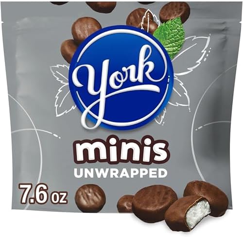 Amazon.com: YORK Minis Unwrapped Dark Chocolate Peppermint Patties ...