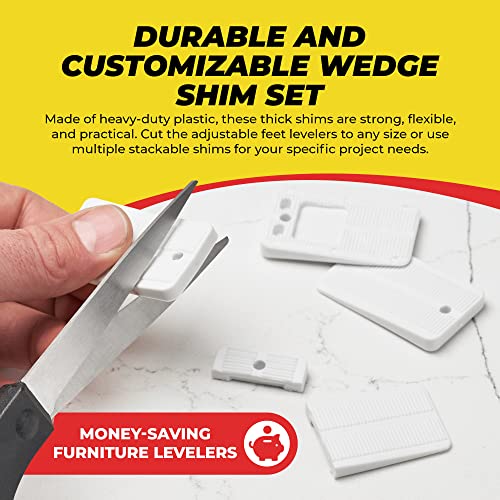 Snapklik.com : Qualihome Plastic Shims For Leveling - Flexible Plastic ...