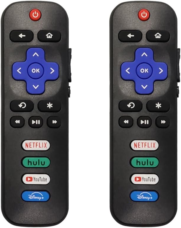 Amazon.com: Tesdluy 2 Pack Replacement Remote Control Only for All Roku ...