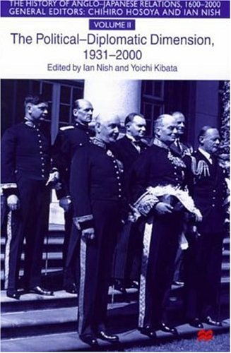 Amazon | The History of Anglo-Japanese Relations: The Political ...