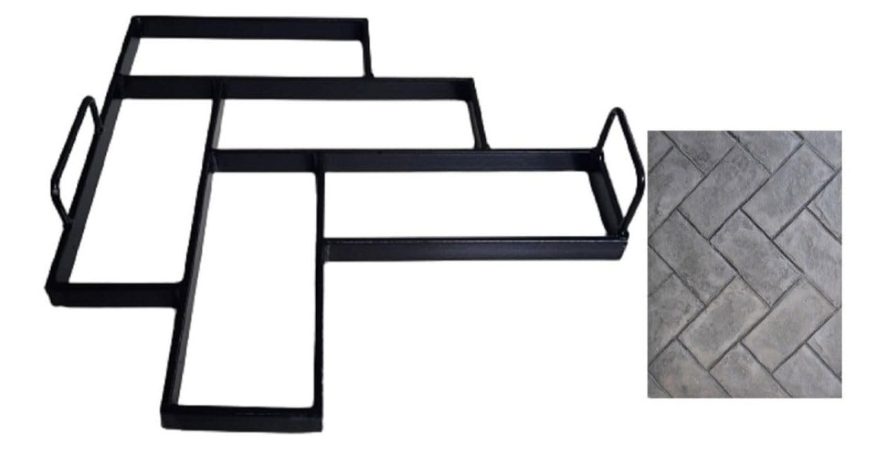 Molde Para Estampar Concreto De Fierro Uso Rudo Petatillo : Amazon.com ...