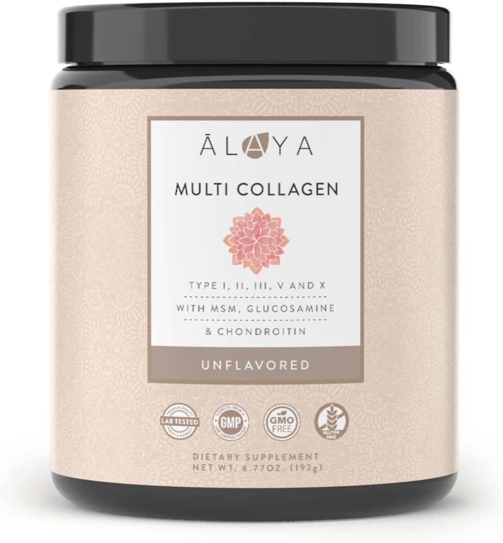 Amazon.com: Alaya Multi Collagen Powder - Type I, II, III, V, X ...