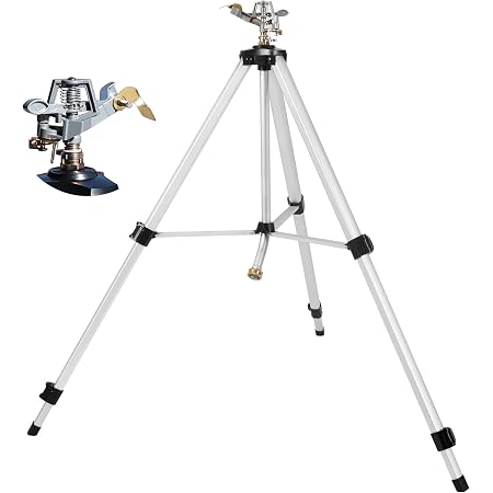 Amazon.com : STYDDI Heavy Duty Impact Sprinkler on Tripod Base, Tall ...