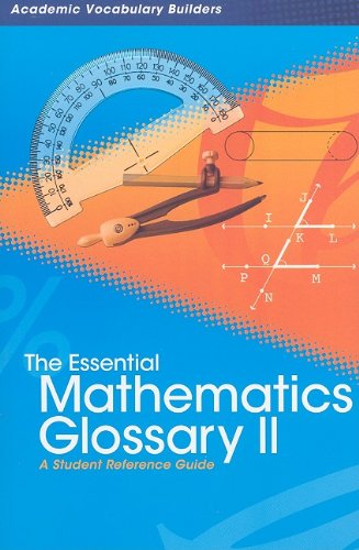 Amazon | The Essential Math Glossary 2: A Student Reference Guide ...