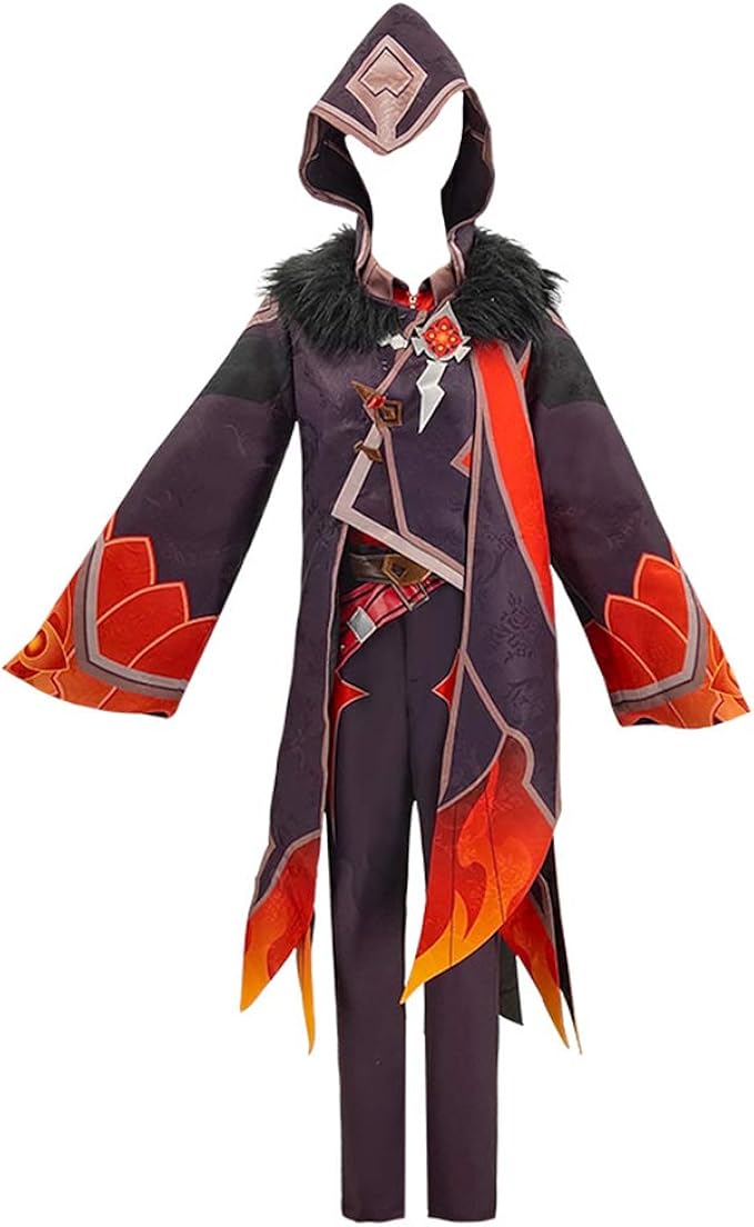 Amazon.com: Game Project Cosplay Costumes Fatui Pyro Agent Cosplay ...